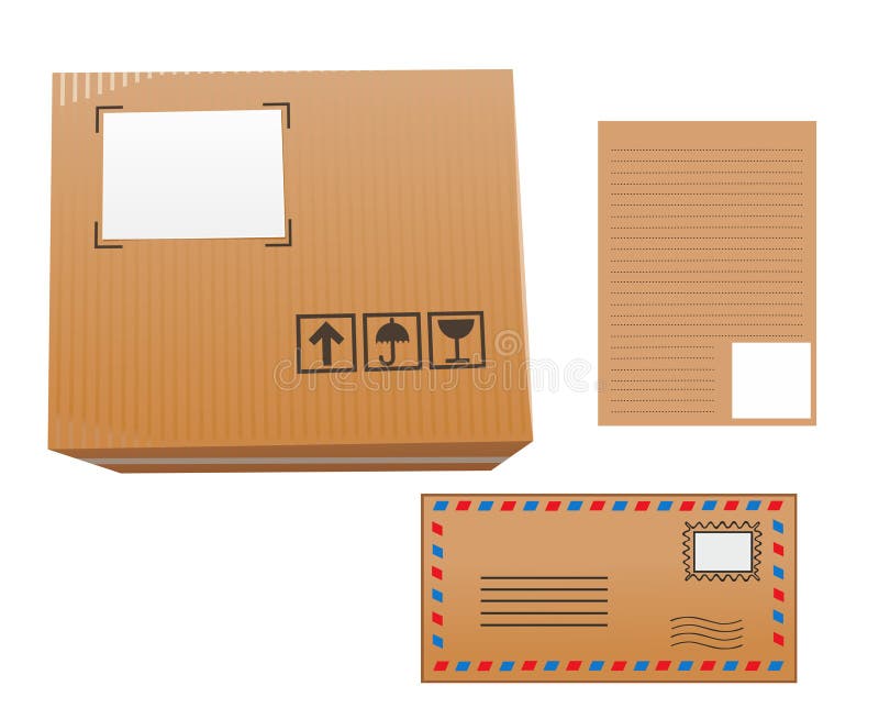 Illustration of a Man Signing Stamped Claim Letter Using a Red Pen with ...