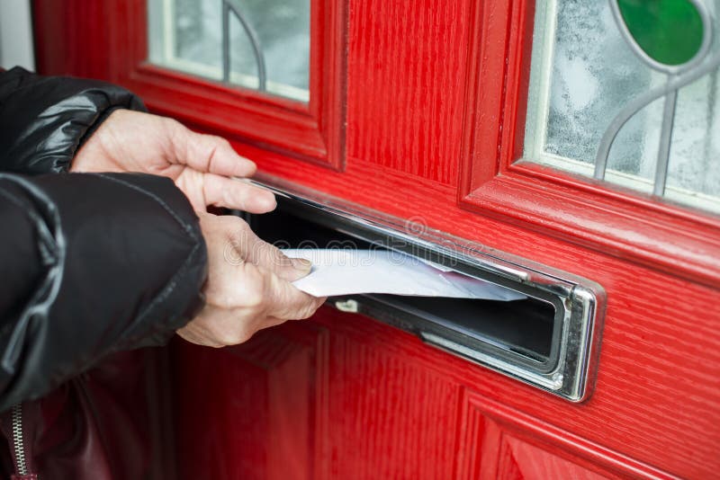 Letter in the mailbox stock image. Image of mailing, business - 35696483