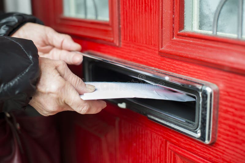 Letter in the mailbox stock image. Image of mailing, business - 35696483