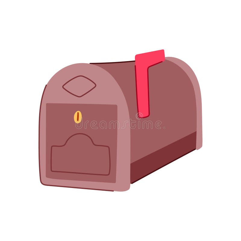 Envelope Mailbox Mail Cartoon Vector Illustration Stock Vector ...