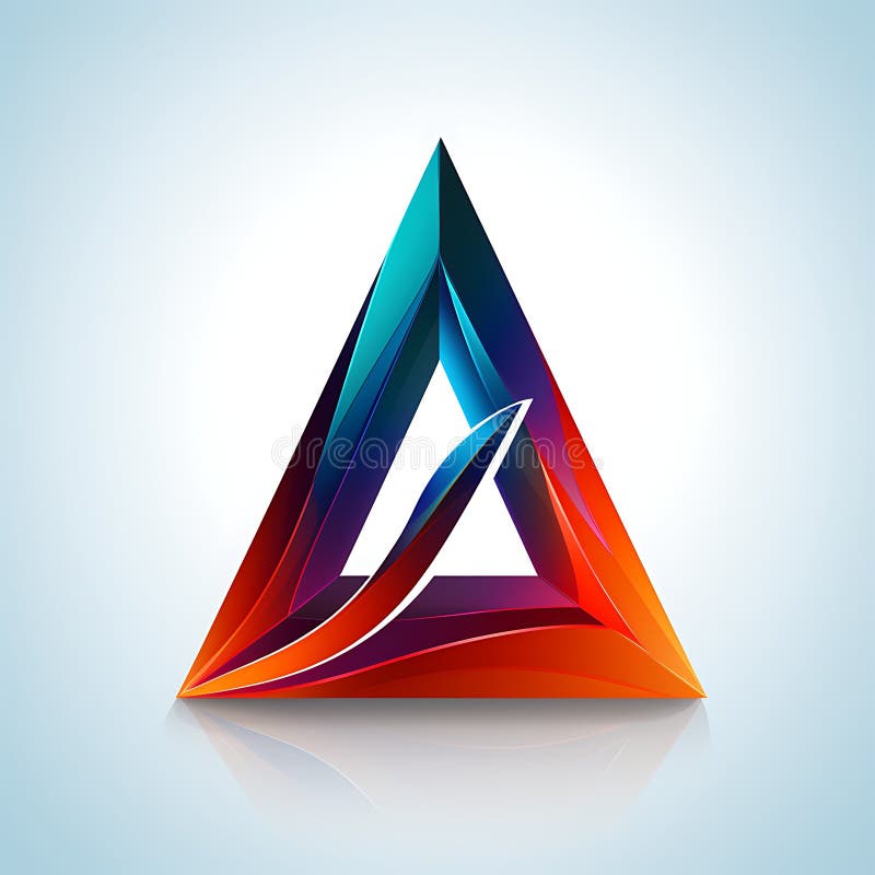 Letter Mark Logo of Letter a, Company Logo Stock Illustration ...