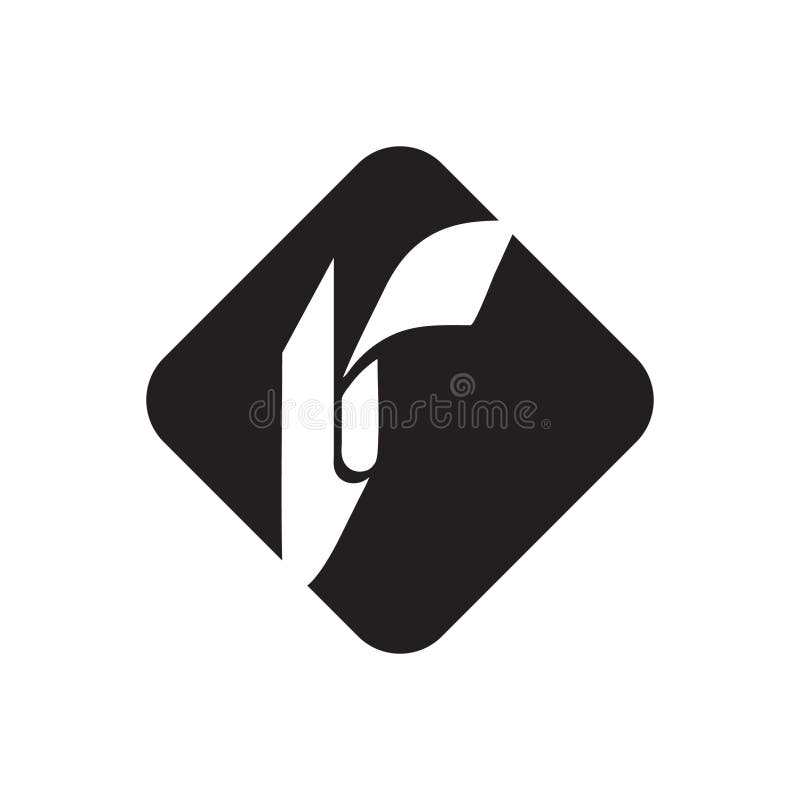 Letter mark logo design 77 stock vector. Illustration of graphic ...