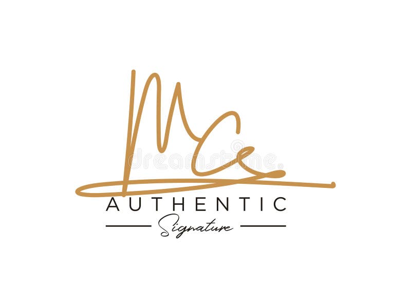 Mc Signature Stock Illustrations – 251 Mc Signature Stock Illustrations ...
