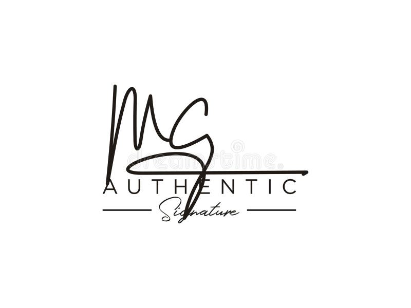 Letter MC Signature Logo Template Vector Stock Vector - Illustration of ...