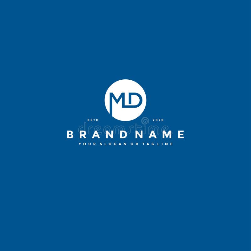Letter MD Logo Design Vector Stock Vector - Illustration of icon ... Letter MD Logo Design Vector Stock Vector - Illustration of icon ...