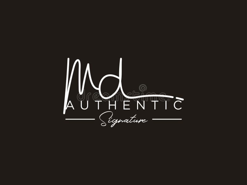 Md Signature Stock Illustrations – 247 Md Signature Stock Illustrations ...
