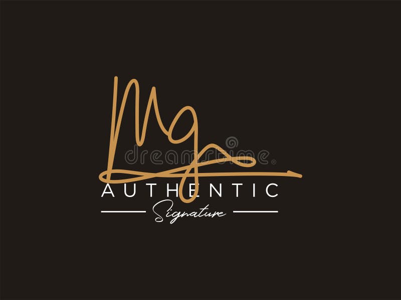 Mg Signature Stock Illustrations – 271 Mg Signature Stock Illustrations ...