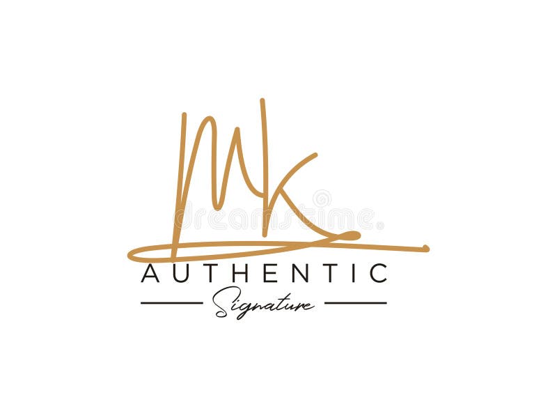 Mk Signature Stock Illustrations – 253 Mk Signature Stock Illustrations ...