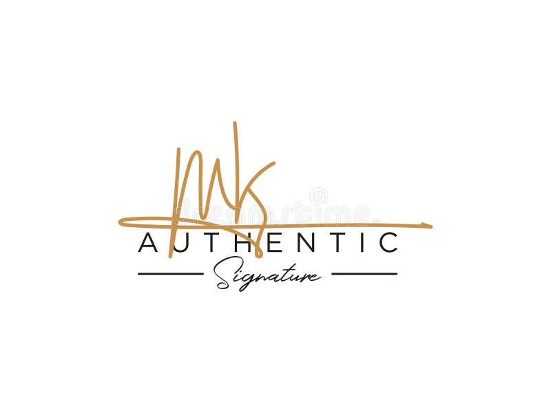 Mk Signature Stock Illustrations – 251 Mk Signature Stock Illustrations ...