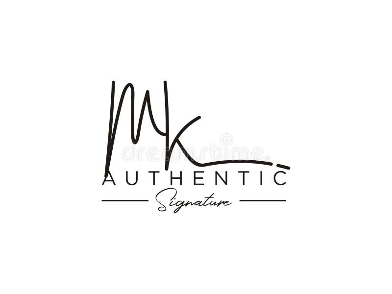 Mk Signature Stock Illustrations – 251 Mk Signature Stock Illustrations ...