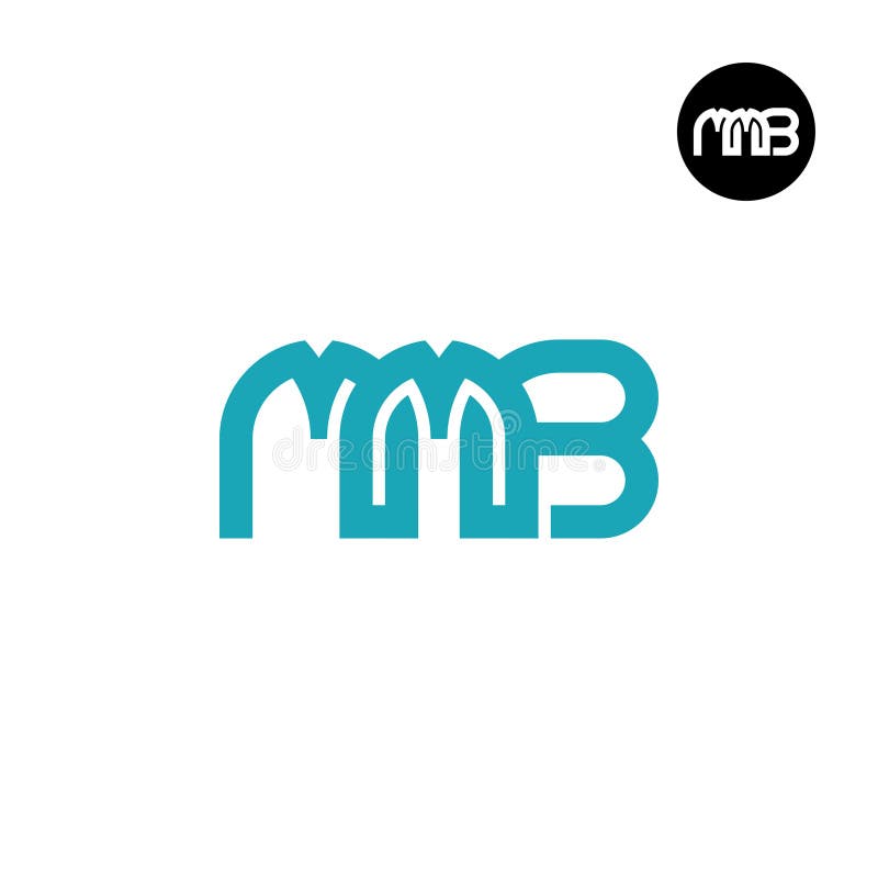 Letter MMB Monogram Logo Design Stock Vector - Illustration of ...