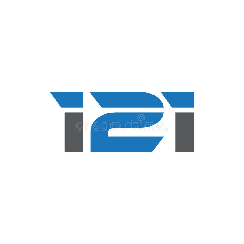 121 Letter Monogram Initial Logo Design Template Vector Illustration ...