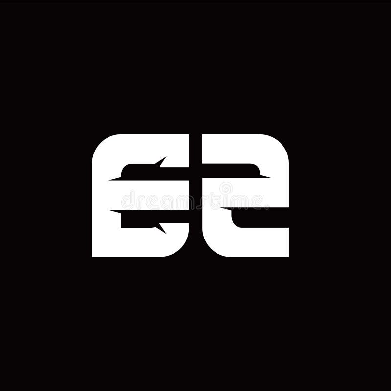 E Z Letter Monogram Style Initial Logo Template Stock Illustration ...