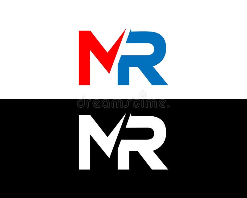 Letter MR Logo Design stock vector. Illustration of branding - 271735120