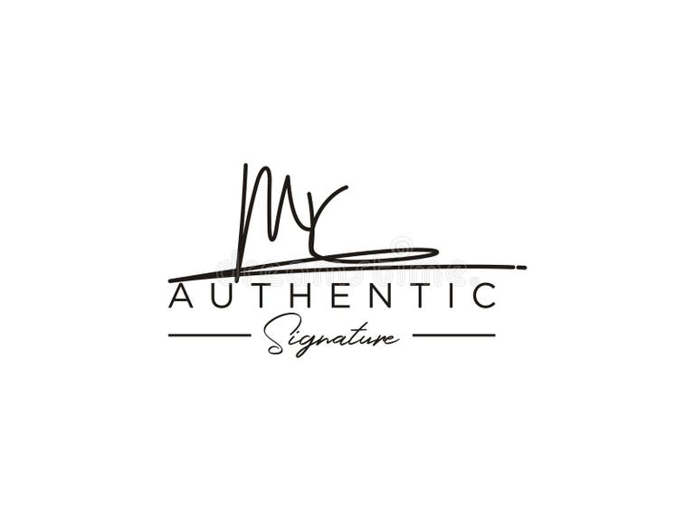 Letter Mr Signature Logo Stock Illustrations – 250 Letter Mr Signature ...