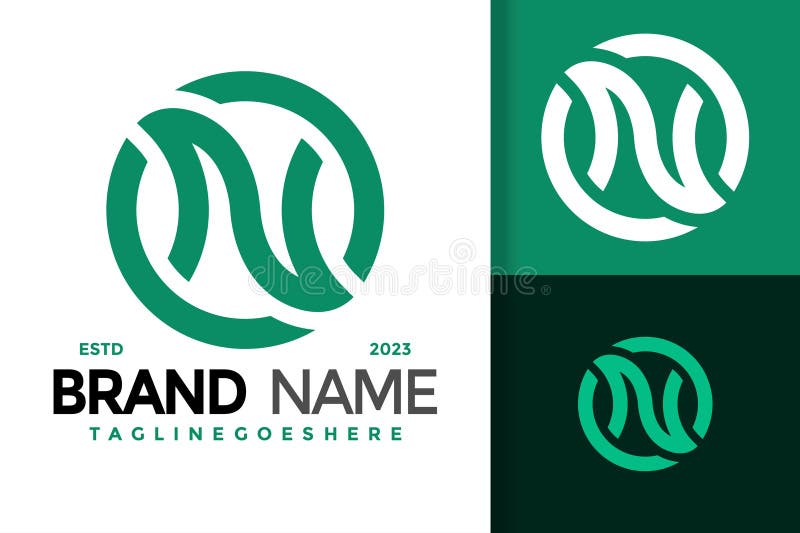 Letter N Business Logo Vector Icon Illustration Stock Vector ...