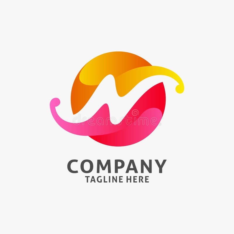 Letter N Circle Logo Design Stock Vector - Illustration of bright ... Letter N Circle Logo Design Stock Vector - Illustration of bright ...