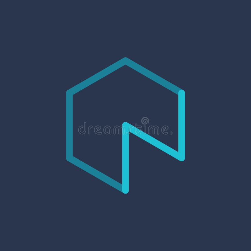 Letter N Cube Icon Design Template Elements Stock Vector - Illustration ...