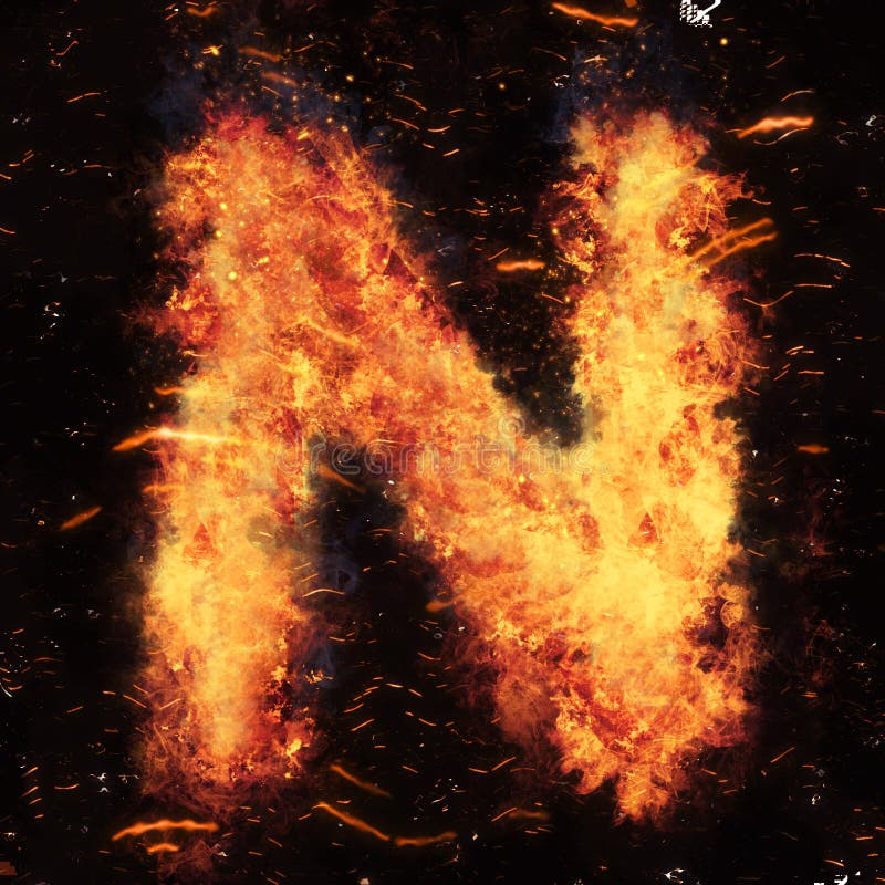Letter P Flame Explosion Shape with Embers and Sparks Stock ...