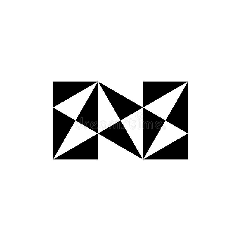 Black Triangle Symbol Geometric Icon Logo Element Vector Stock Vector ...