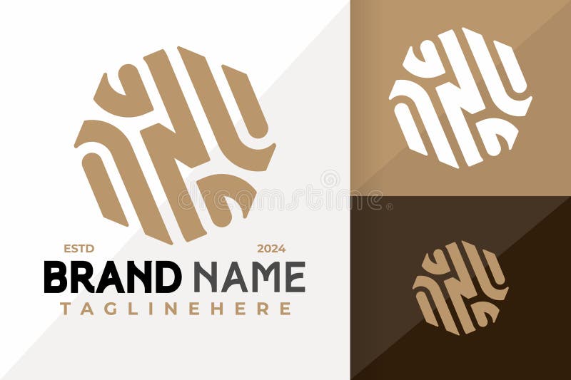 Letter N Hexagon Logo Icon Vector Design. Creative Simple Logos Designs ...