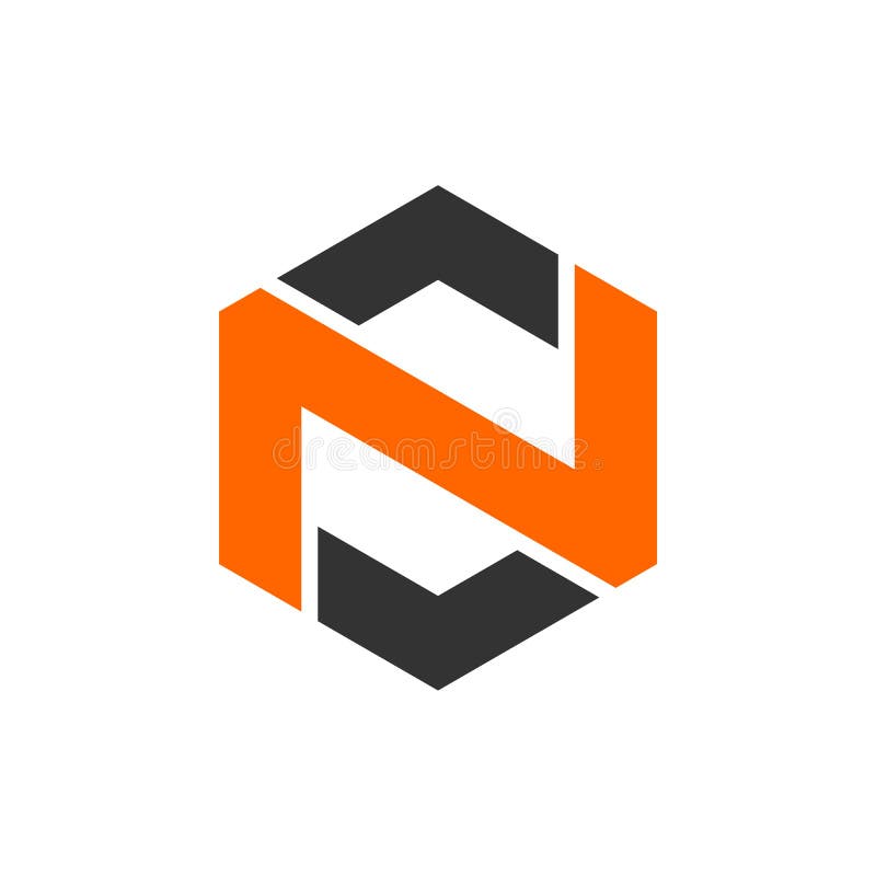 Letter N Hexagonal Logo Template Illustration Design. Vector EPS 10 ...