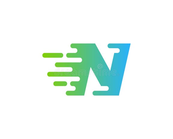 Letter N Icon Logo Design Element Stock Vector - Illustration of ...
