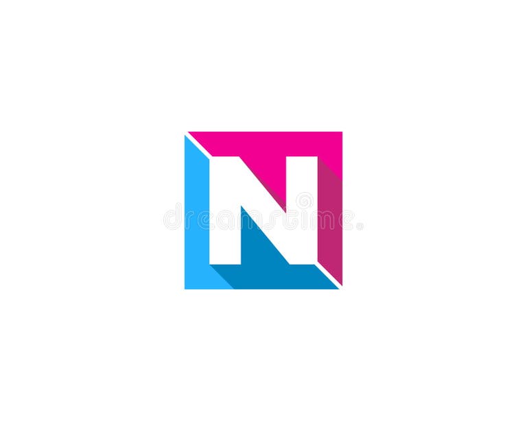 Letter N Icon Logo Design Element Stock Vector - Illustration of group ...