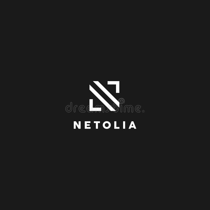 Letter N Logo Design Template Stock Vector - Illustration of icon ...