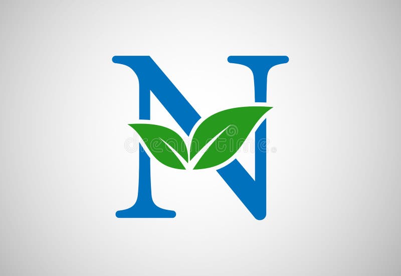 Letter N Logo Design Template, Vector Illustration Stock Illustration ...