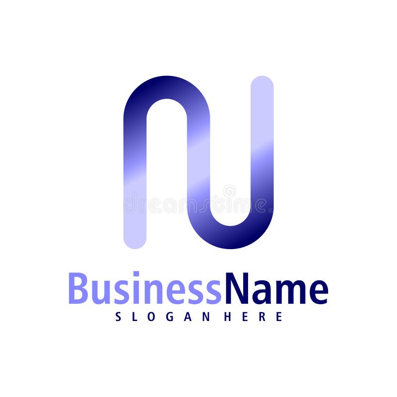 Letter N Logo Design Vector. Creative Initial N Logo Concepts Template ...