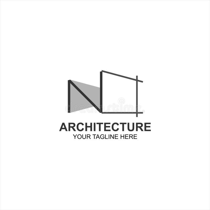 Letter N Logo Icon for Architecture or Building Development with ...