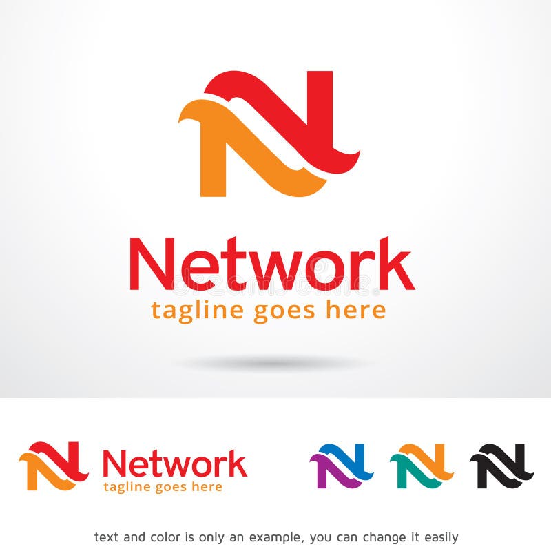 Letter N Logo Template Design, Creative Symbol, Icon Stock Vector ...