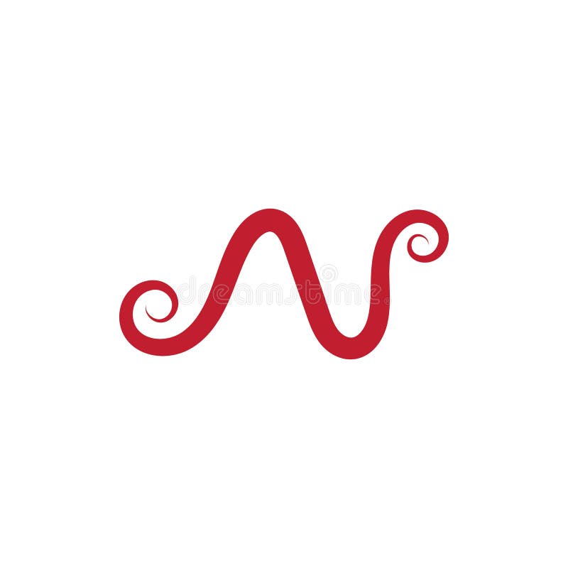 Letter N Logo Template Vector Design Icon. Stock Vector - Illustration ...