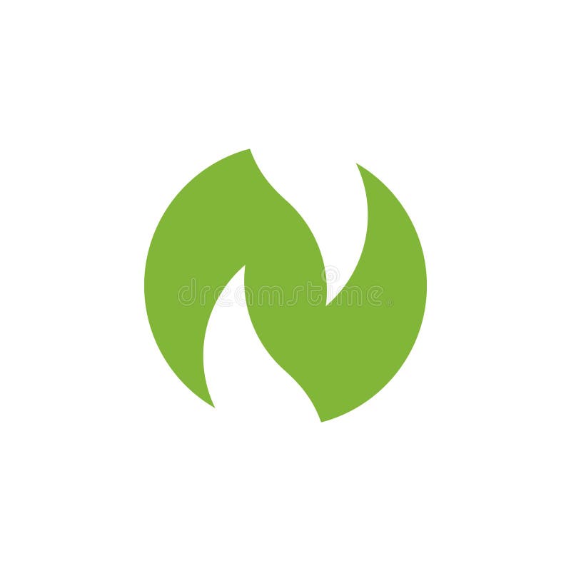 Natural Letter N Logo Stock Illustrations – 950 Natural Letter N Logo ...