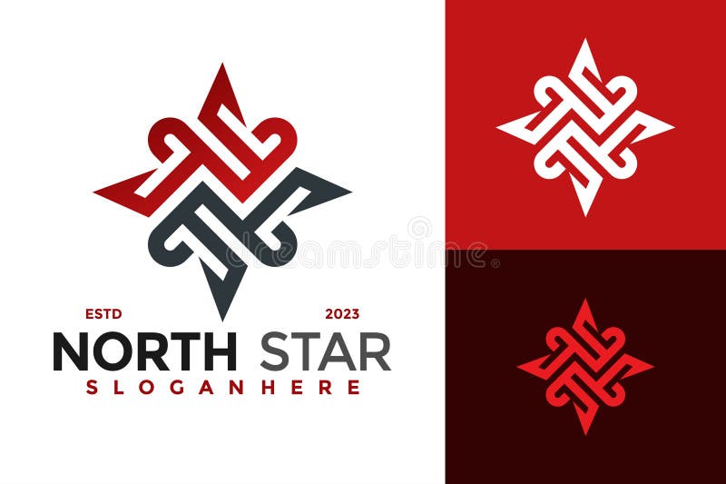 Star Compass Logo Design, Brand Identity Logos Designs Vector ...
