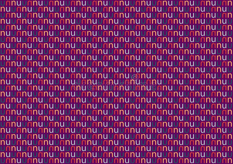 Letter N and U Pattern in Different Colored Grey Shades for Wallpaper ...