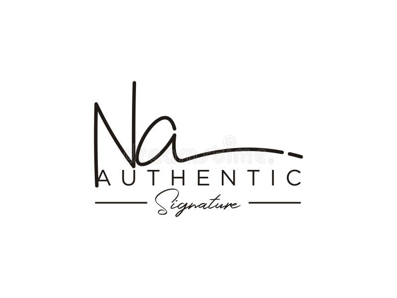Na Signature Stock Illustrations – 254 Na Signature Stock Illustrations ...