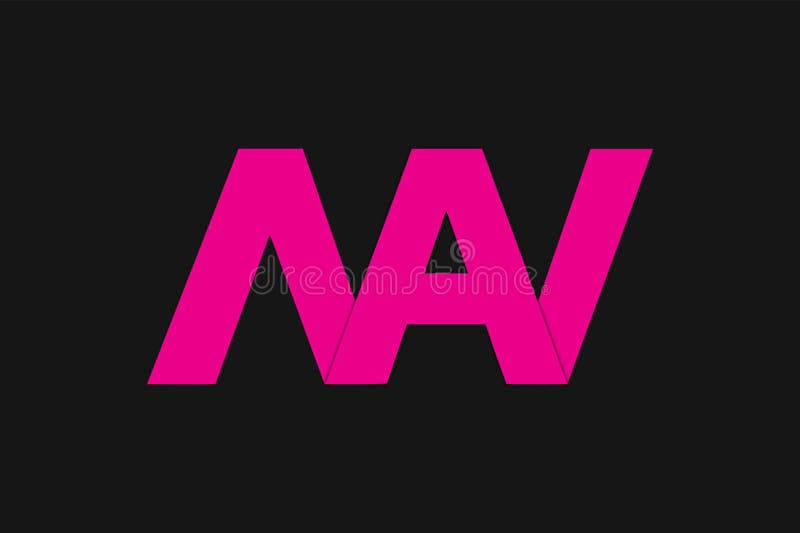 Letter NAV Minimal Initial Logo Template Stock Vector - Illustration of ...