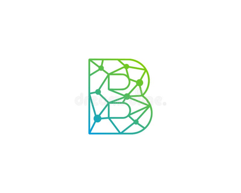 Letter Network Icon Logo Design Element Stock Vector - Illustration of ...