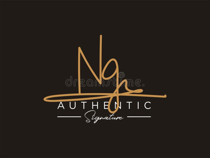 Ng Signature Stock Illustrations – 282 Ng Signature Stock Illustrations ...