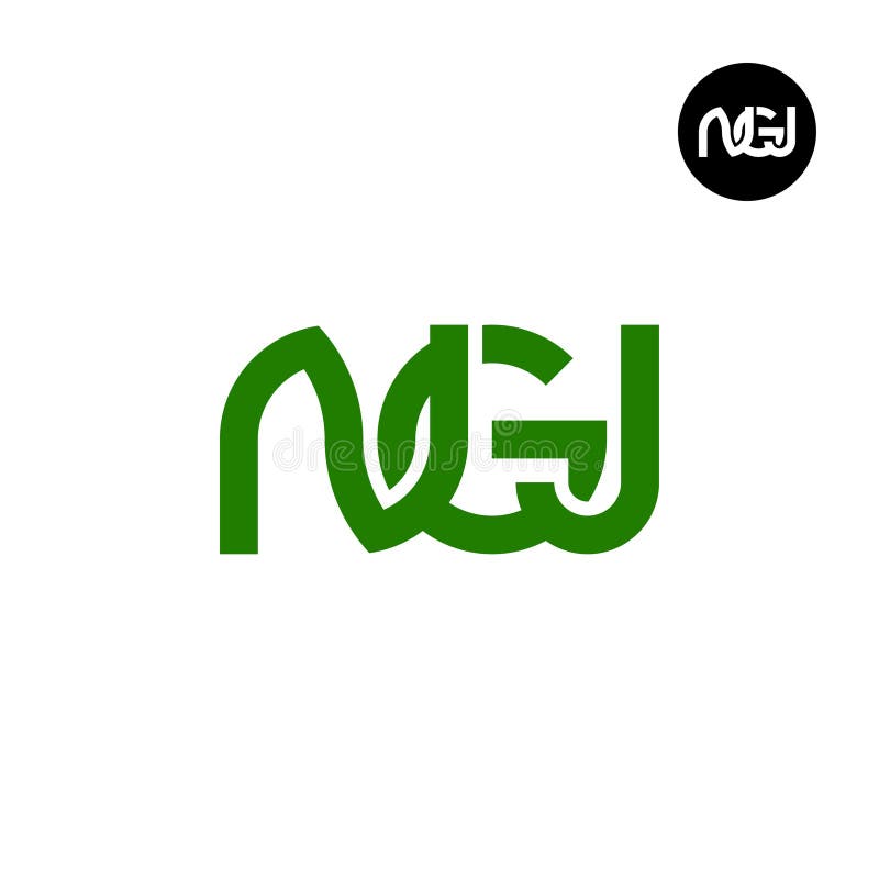 Ngj Monogram Stock Illustrations – 15 Ngj Monogram Stock Illustrations ...