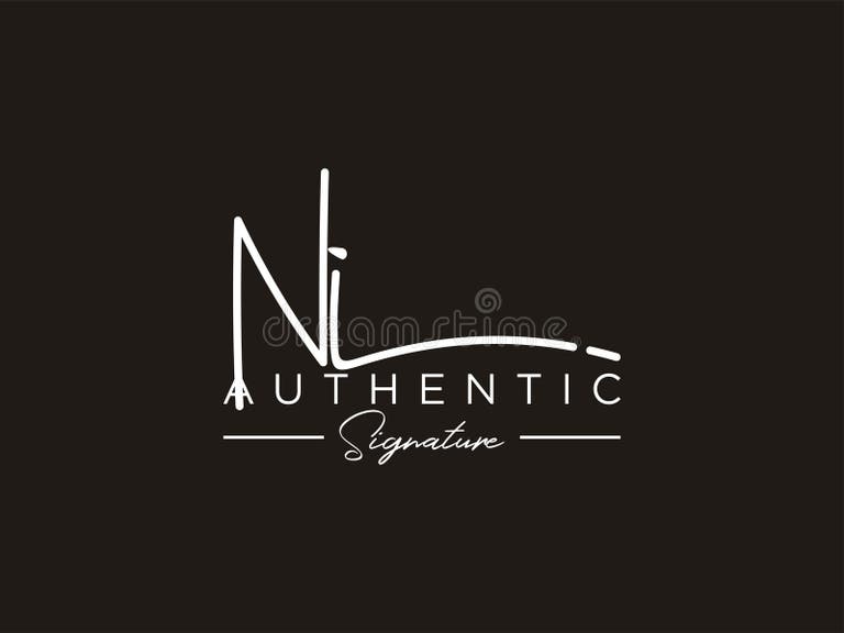 Ni Signature Stock Illustrations – 251 Ni Signature Stock Illustrations ...