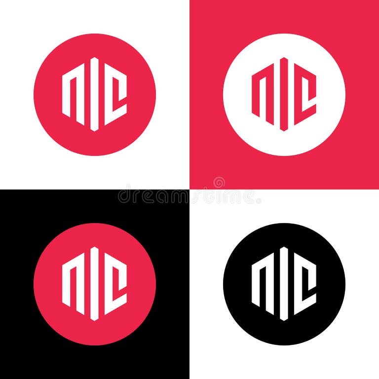 Letter NIC Vector Logo Template, Vector Illustration Stock Vector ...