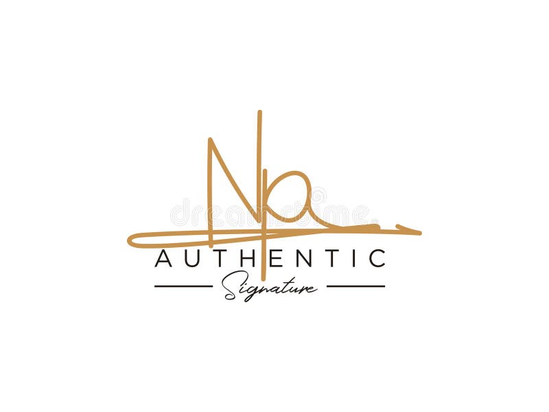 Letter NP Signature Logo Template Vector Stock Vector - Illustration of ...
