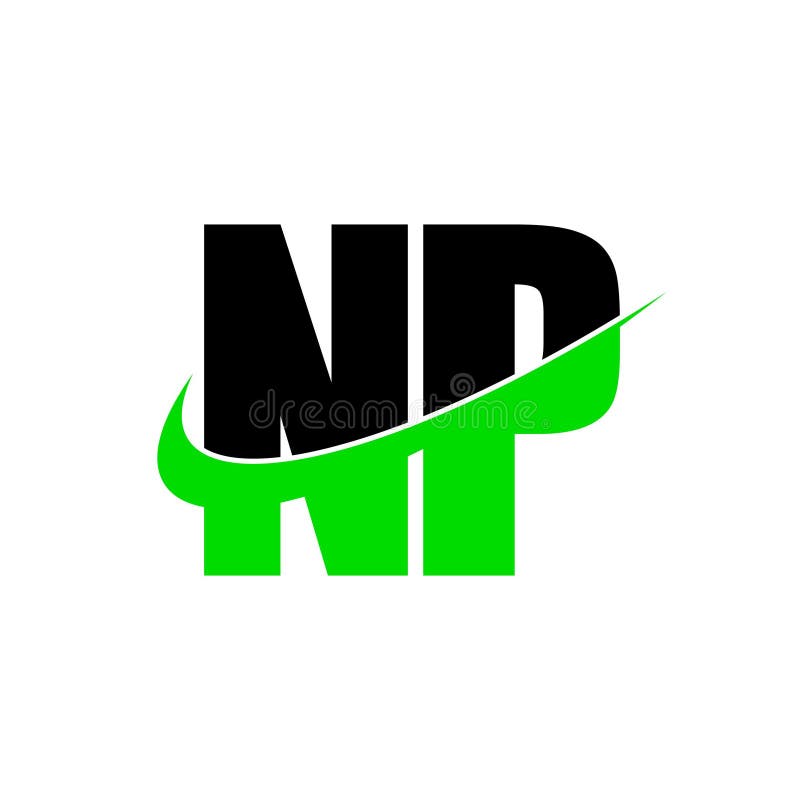 Letter NP Simple Monogram Logo Icon Design. Stock Vector - Illustration ...