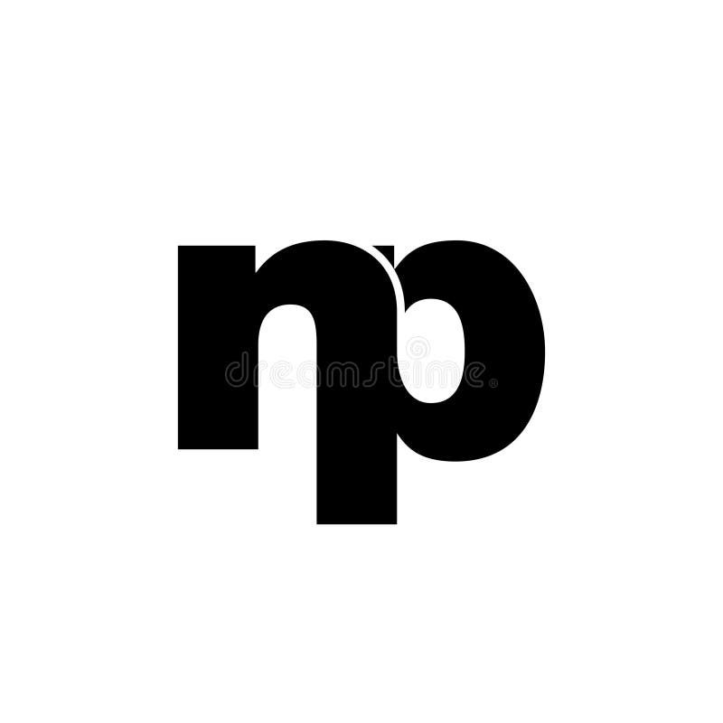 Letter NP Simple Monogram Logo Icon Design. Stock Vector - Illustration ...