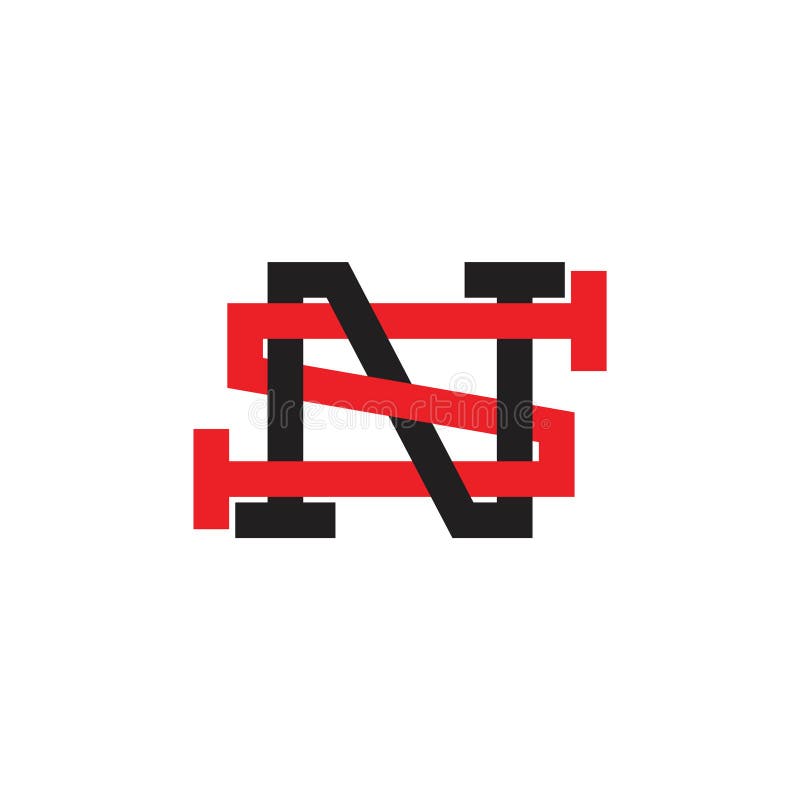 Letter Ns Simple Line Art Logo Vector Stock Vector - Illustration of ...