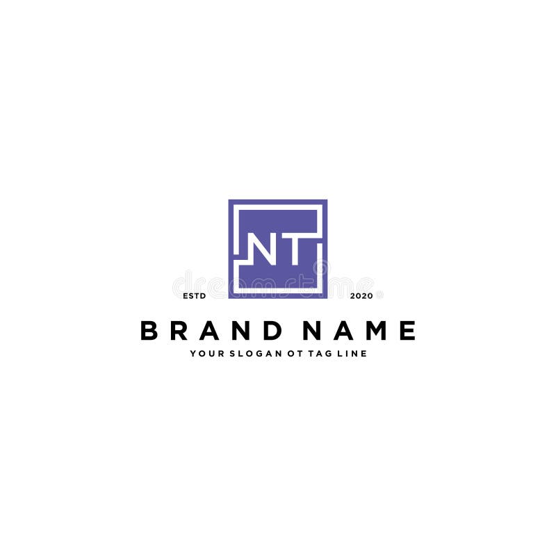 Letter Nt Logo Stock Illustrations – 982 Letter Nt Logo Stock ...