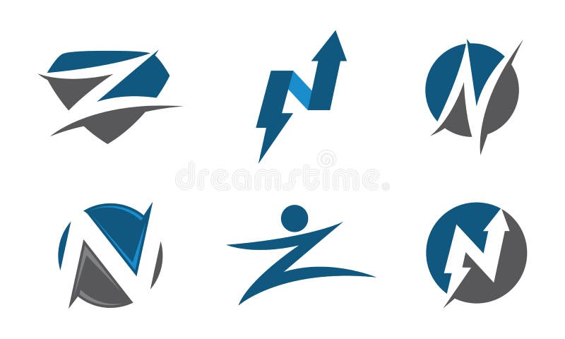 Letter and number logo stock vector. Illustration of name - 60192453